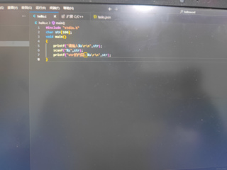 vscode scanf存到字符串str里，然后printf str，str会乱码，直接printf中文不会乱码，_编程语言-CSDN问答