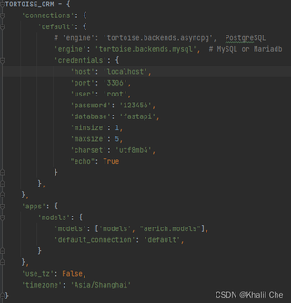 FastAPI项目中，aerich init-db 命令做迁移时报错数据库配置无法初始化。_编程语言-CSDN问答