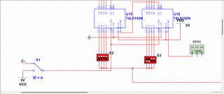 multisim中关于74ls192n和DSWPK开关仿真图分析（减法计数器）_网络与通信-CSDN问答