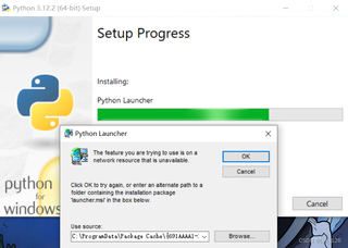 python安装时提示找不到launcher.msi文件怎么解决_编程语言-CSDN问答