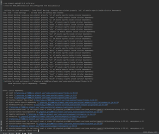 但是当我尝试打包的时候 npm run build:prod的时候，会报出一个依赖错误，如何解决？_前端-CSDN问答