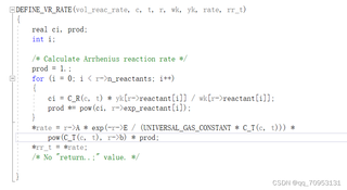 关于DEFINE_VR_RATE的阿伦尼乌斯公式_编程语言-CSDN问答