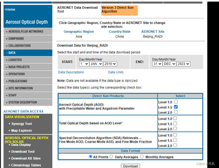 (AERONET-数据预处理-AOD)_编程语言-CSDN问答