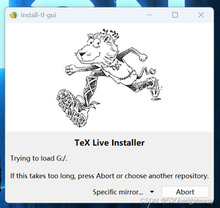 TeX Live Installer一直在Trying to load_开发工具-CSDN问答