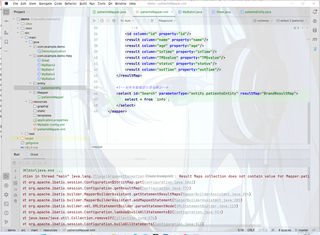 Result Maps collection does not contain value for Mapper.patientsMapper.BrandResultMap 一直出现这个提示 ...