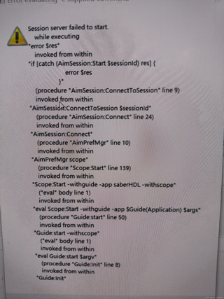 saber安装完成，启动提示错误_测试-CSDN问答