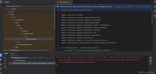 Android Studio启动报错：Cannot find JAR 'kotlin-compiler-embeddable-1.9.22.jar'_移动开发-CSDN问答