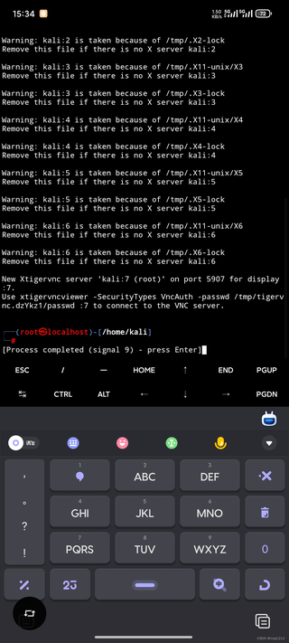 Process completed (signal 9) - press Enter]怎么办_网络-CSDN问答