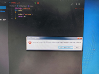 报错launch program 输入程序名称怎么解决_编程语言-CSDN问答