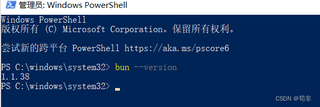 window10使用bun新建项目报错 script not found_前端-CSDN问答