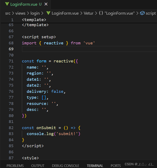 vue3中提示no default export_前端-CSDN问答