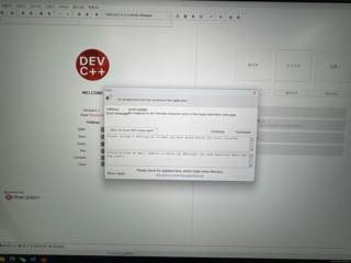 Embarcadero dev-c++V6.3 0x0014206D报错怎么解决啊_编程语言-CSDN问答